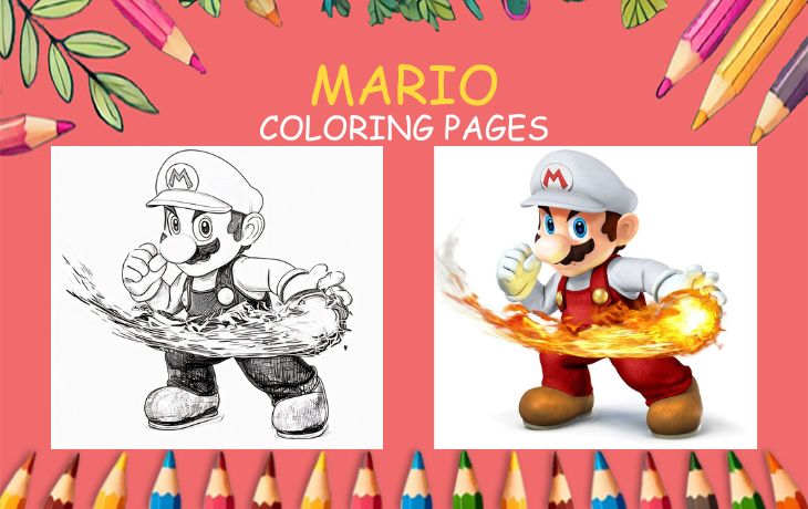 17 Free Mario Coloring Pages: Printable And Downloadable