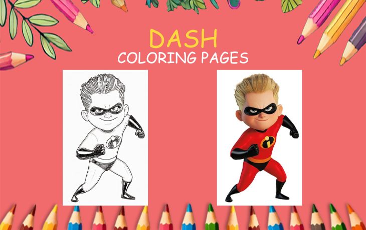 14 Free Dash Coloring Pages: Printable And Downloadable