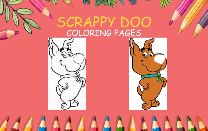 15 Free Printable Scrappy Doo Coloring Pages – A Tiny Pup!
