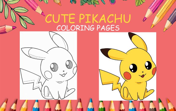 14 Free Cute Pikachu Coloring Pages: Printable & Downloadable